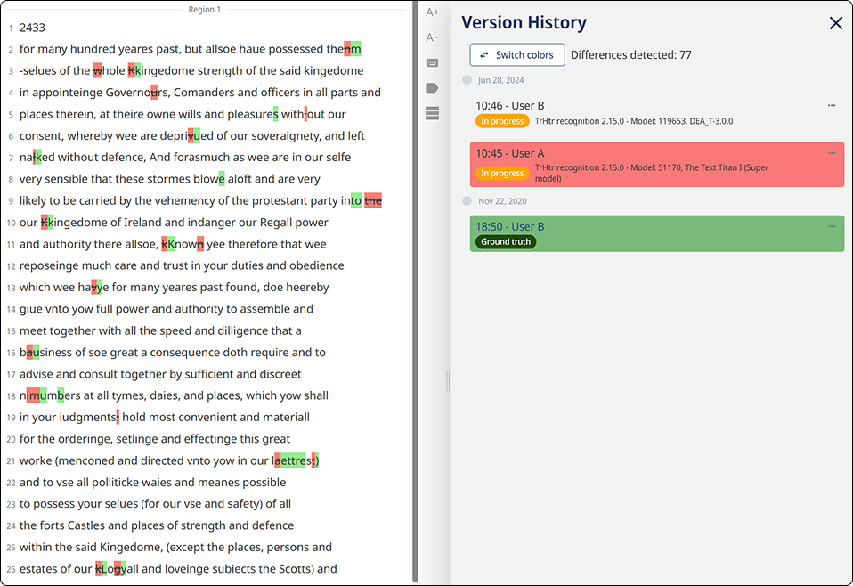 Introducing the first major Transkribus release of 2025: What's changed and why?